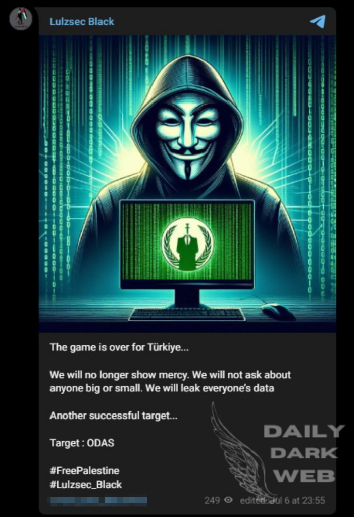 LulzSec Black and Moroccan Soldiers Launch Major Attacks on Turkish ...