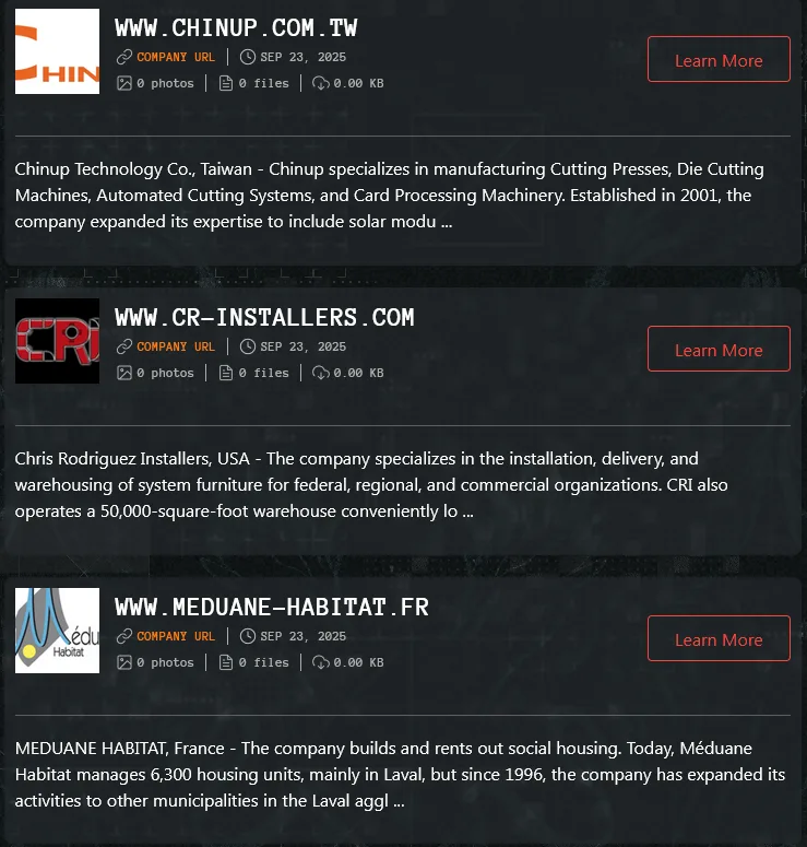 Qilin Ransomware Group Breaches Chinup Technology, Chris Rodriguez Installers, Meduane Habitat ...
