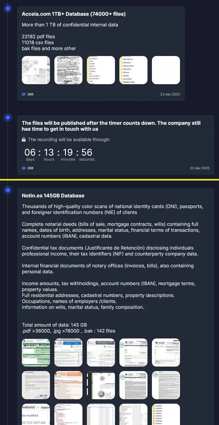 Everest Ransomware Group Breaches Accela and Notin - Daily Dark Web