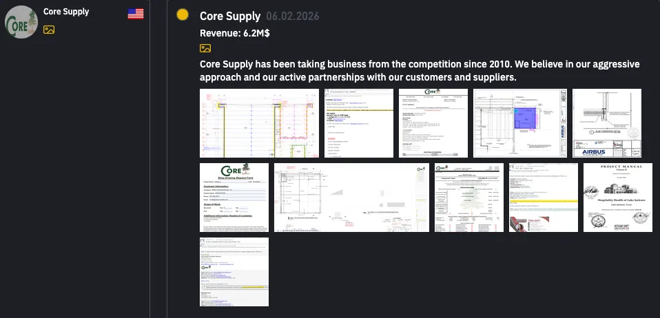 Inc Ransomware Claims Attack on US Construction Firm Core Supply ...